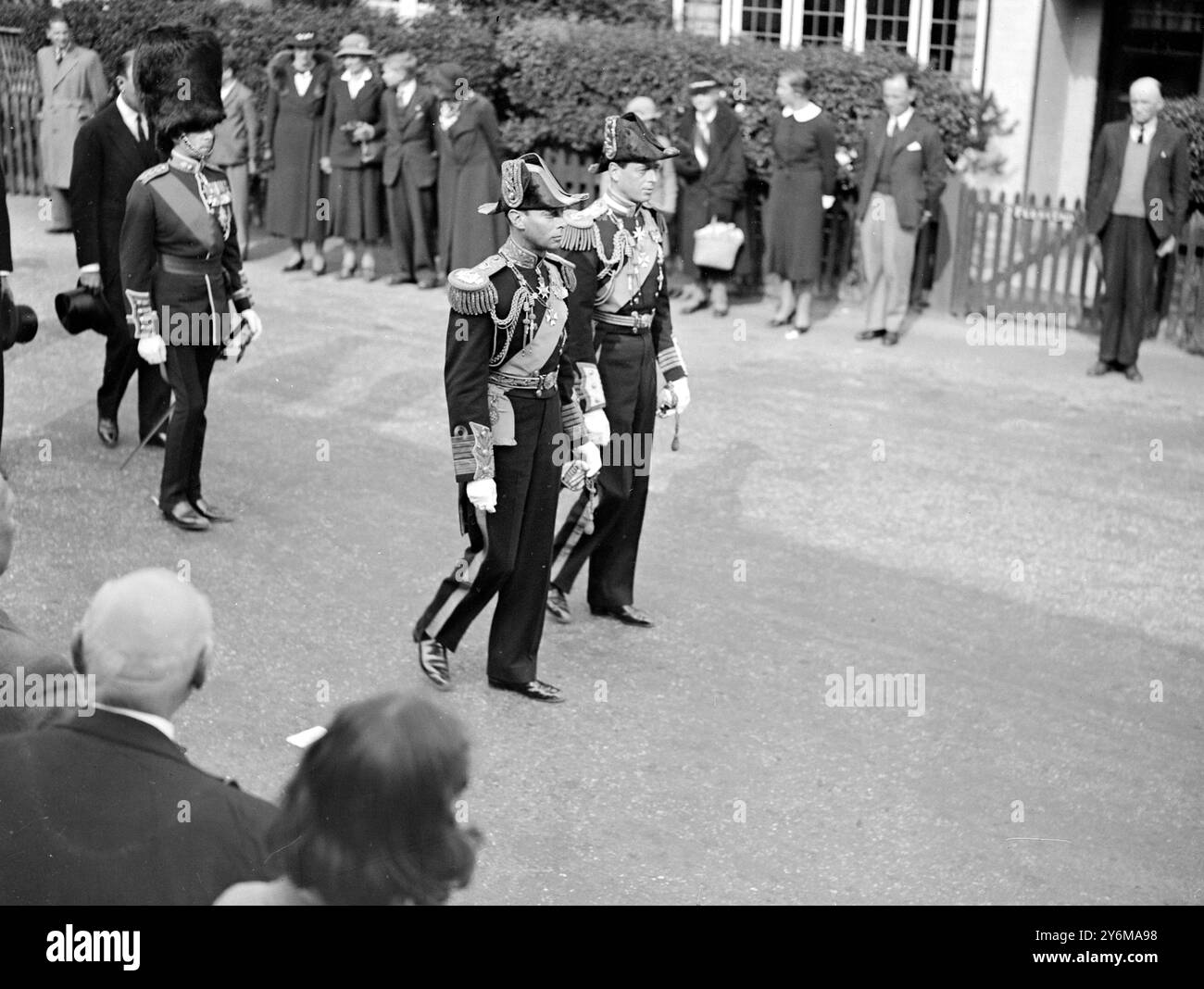 The King and the Duke of Kent in funeral procession of the Marquis of ...