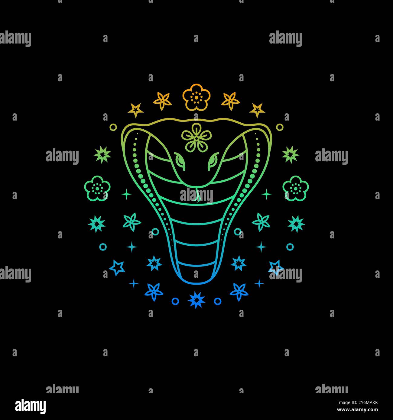 Snake zodiac sign Stock Vector Image & Art - Alamy