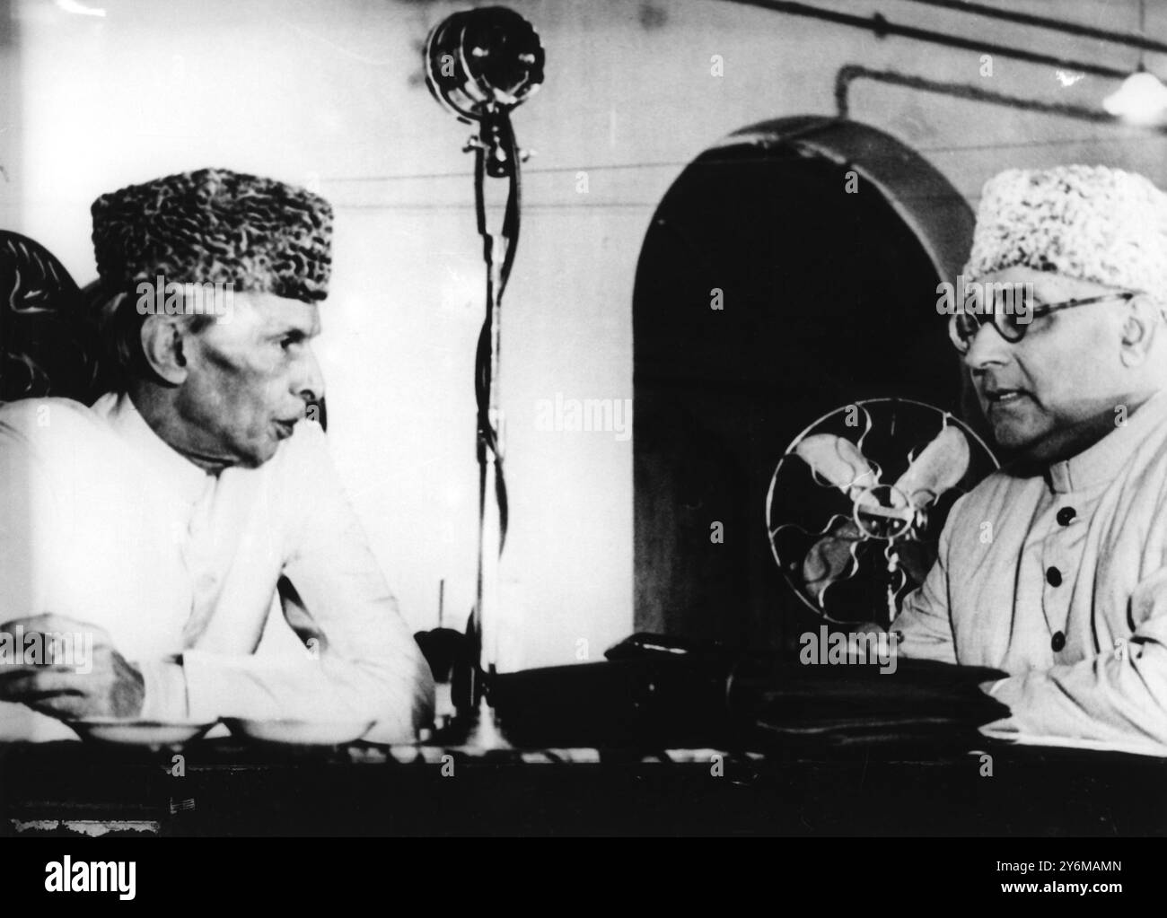 Jinnah and Liaquat Ali Khan Stock Photo - Alamy