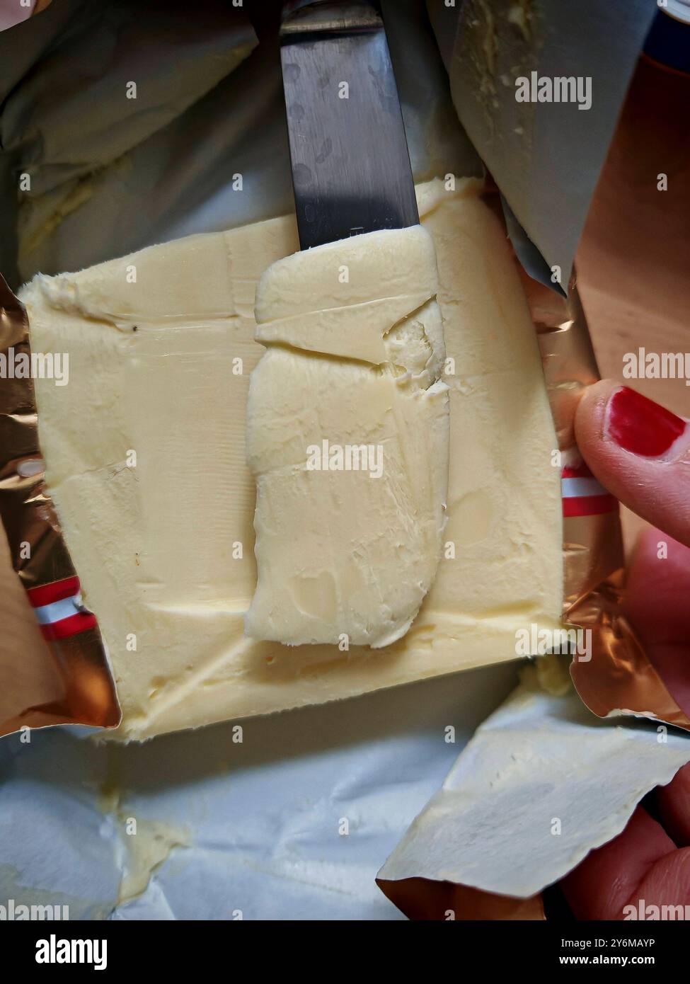 butter, dairy product made from fat and proteins of milk butter, dairy ...