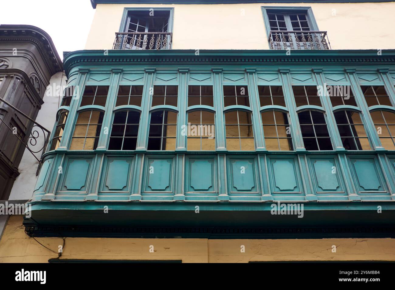 Wooden classic balcony colonial style hi-res stock photography and ...