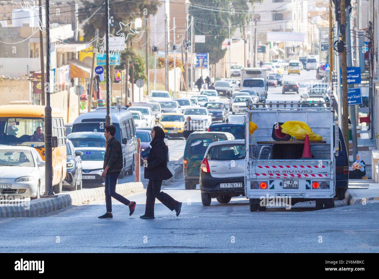 Jordan, Middle East , Madaba Governorate, Madaba Stock Photo - Alamy