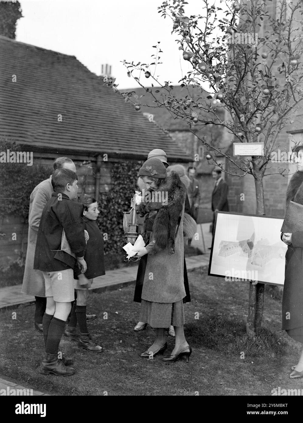 At the heritage Craft Schools, Chailey, on the occasion of presentation ...