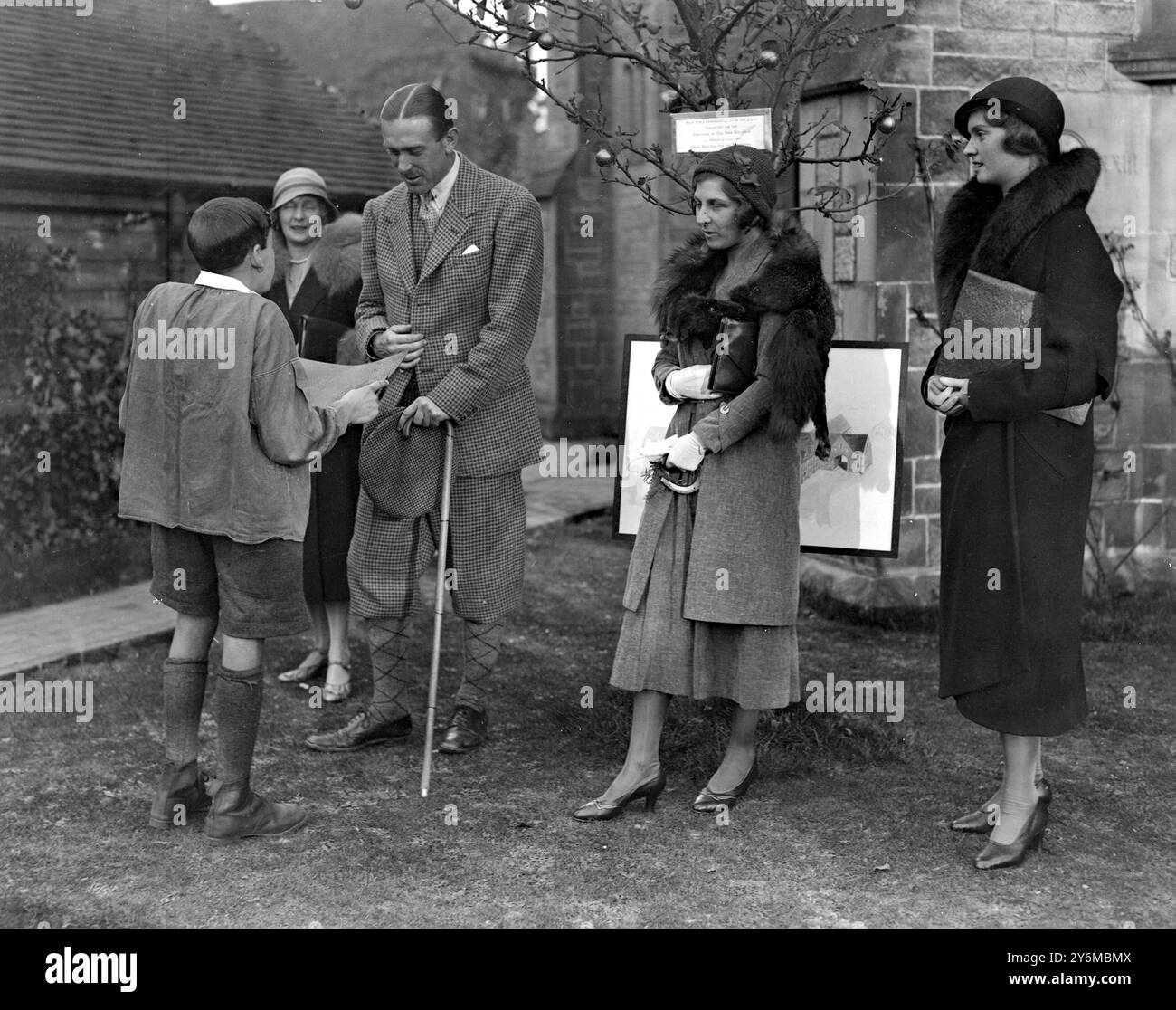 At the heritage Craft Schools, Chailey, on the occasion of presentation ...