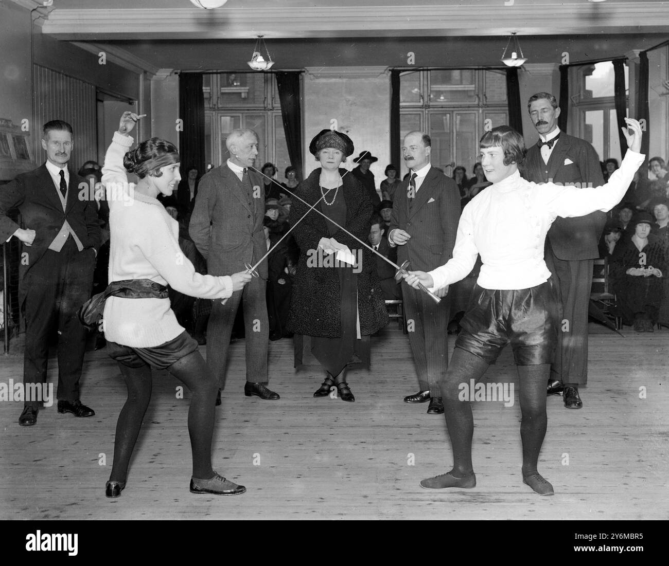Fencing Competition organised by the "Dancing Times" at the Mayfair ...