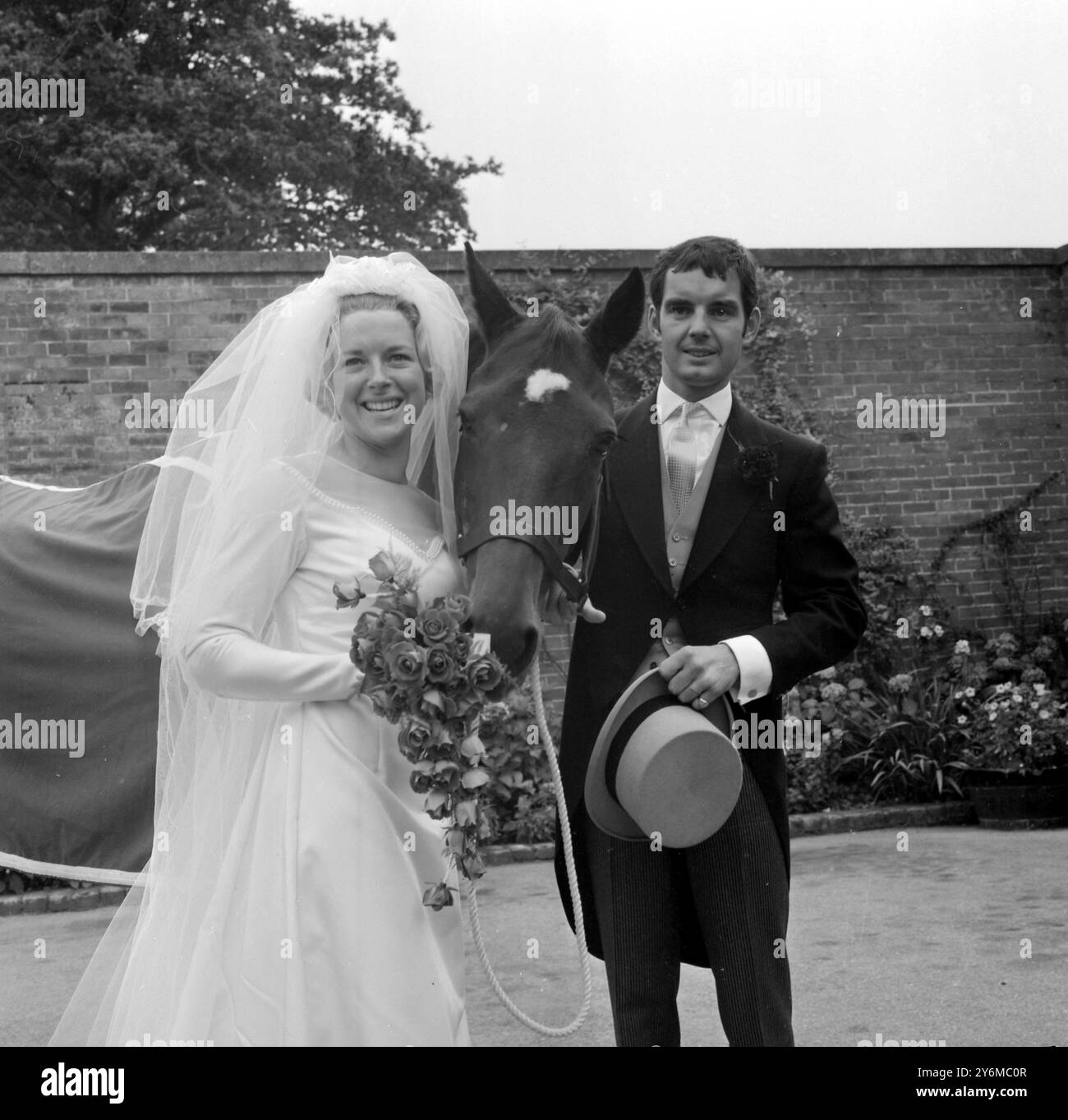 Hordle, Hampshire: Show jumping champion Marion Coakes 22, seen with ...
