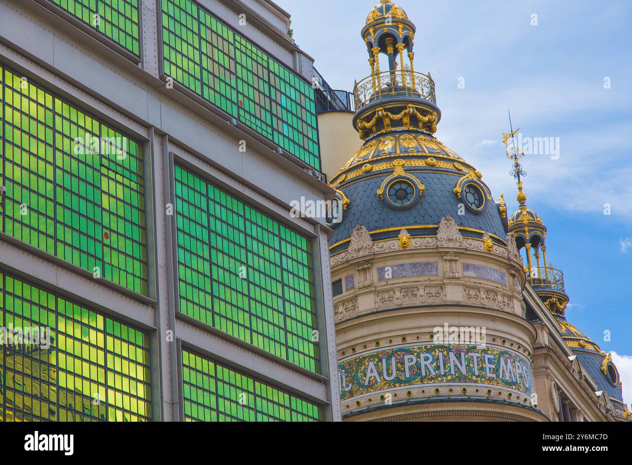 France, Paris, Printemps Haussmann Stock Photo - Alamy