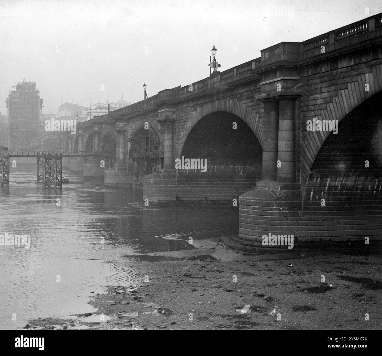 Waterloo Bridge, London. 1930s Stock Photo - Alamy