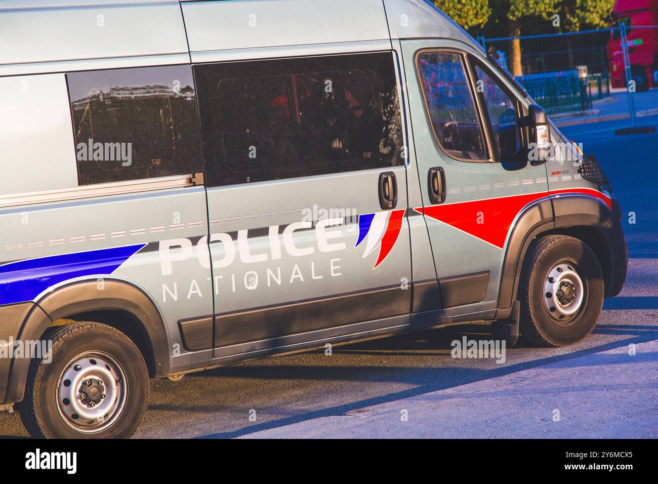 France, Paris, national police vehicle Stock Photo - Alamy