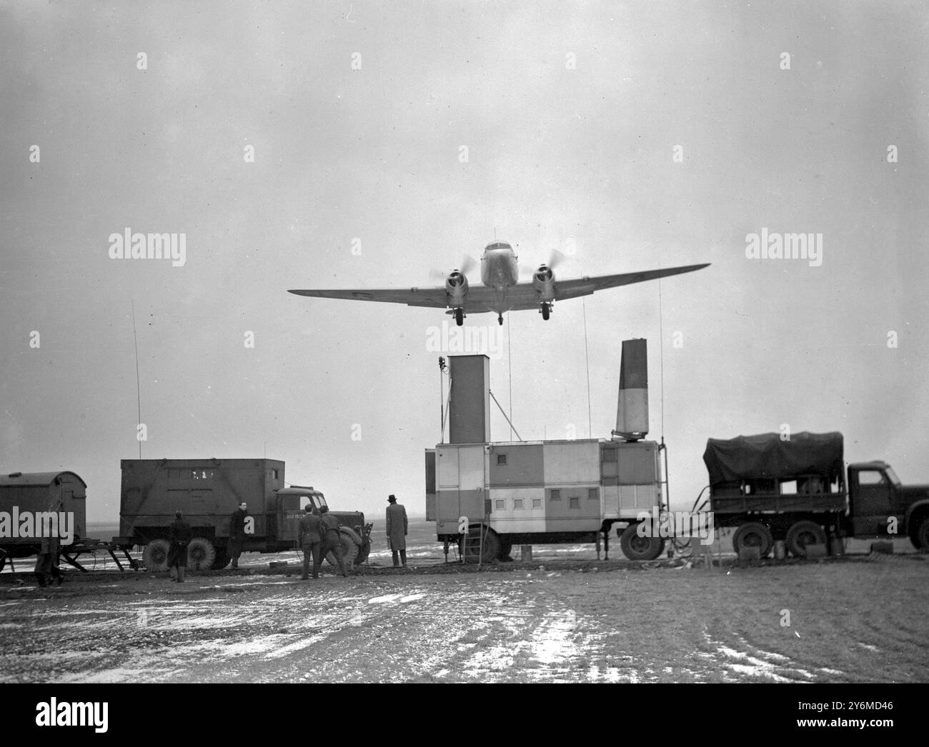 A demonstration was carried out at London Airport today of the G.C.A ...