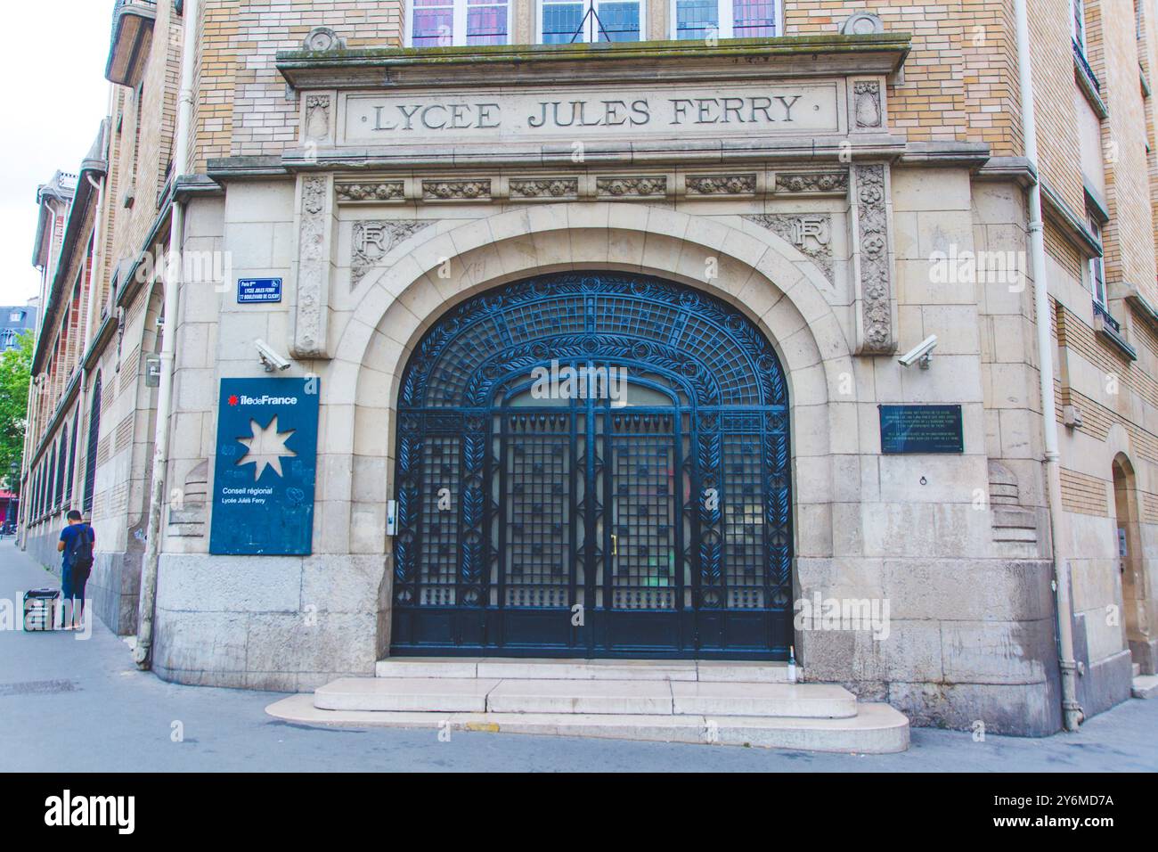 France, Paris, Jules ferry, High School Stock Photo - Alamy