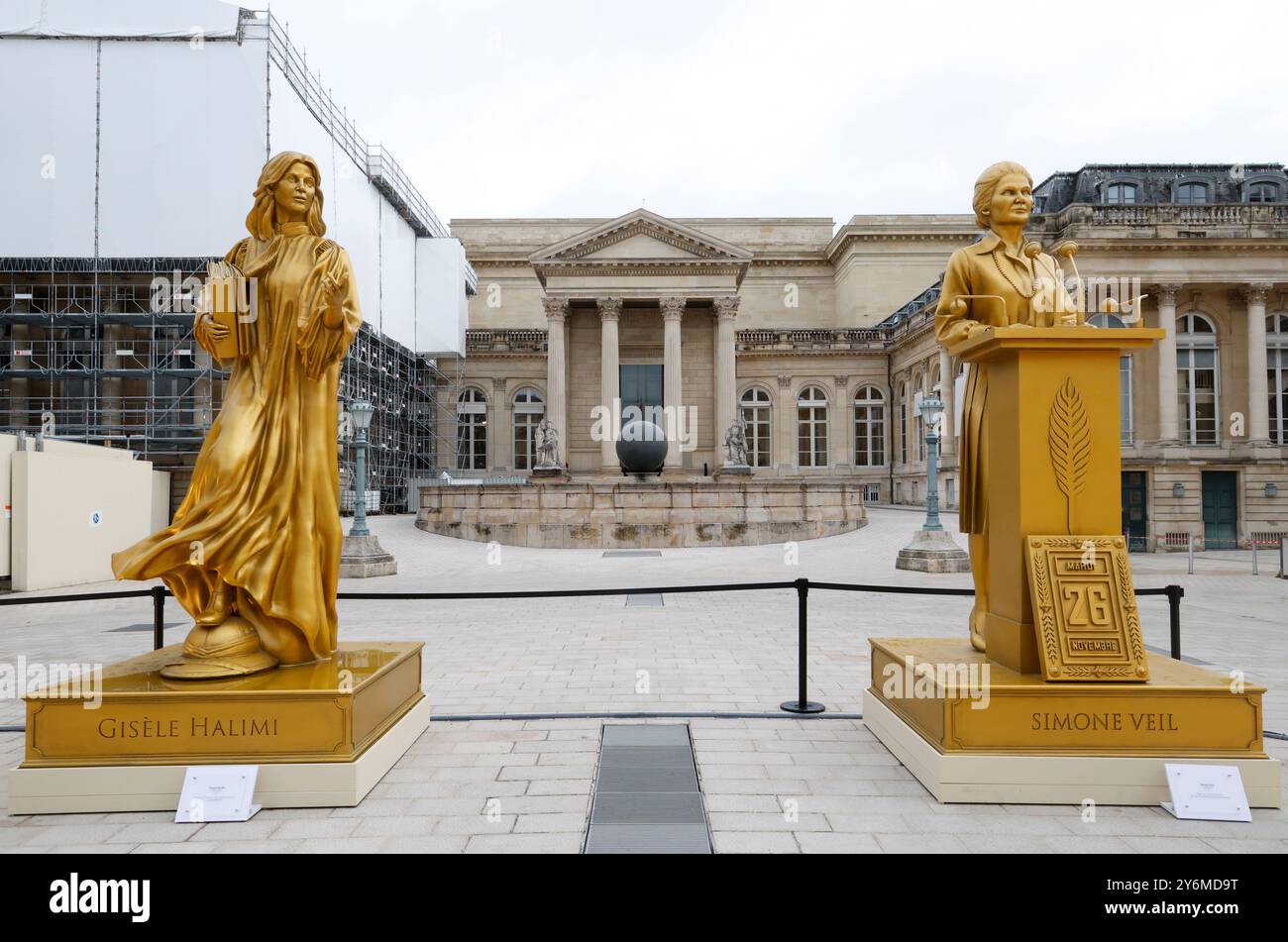 STATUES OF THE TEN GOLDEN WOMEN OF THE OPENING CEREMONY ON DISPLAY AT ...