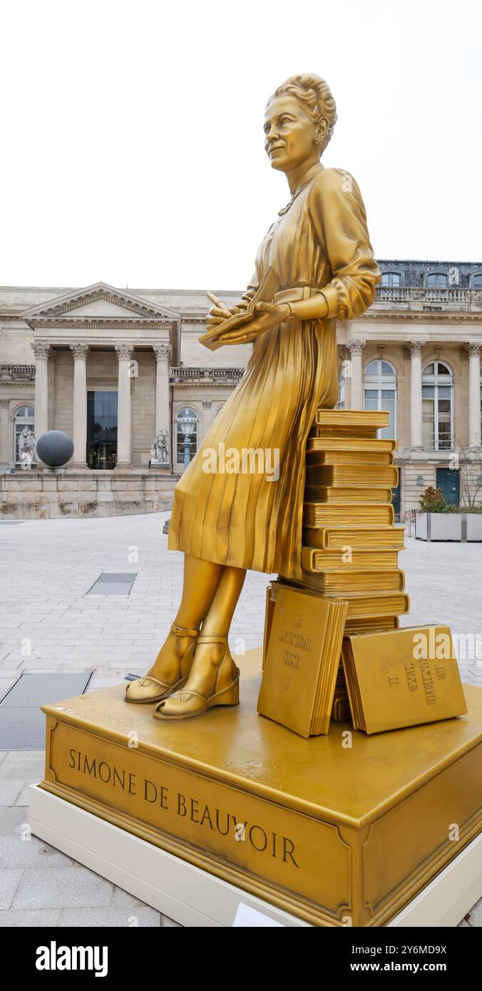 STATUES OF THE TEN GOLDEN WOMEN OF THE OPENING CEREMONY ON DISPLAY AT ...