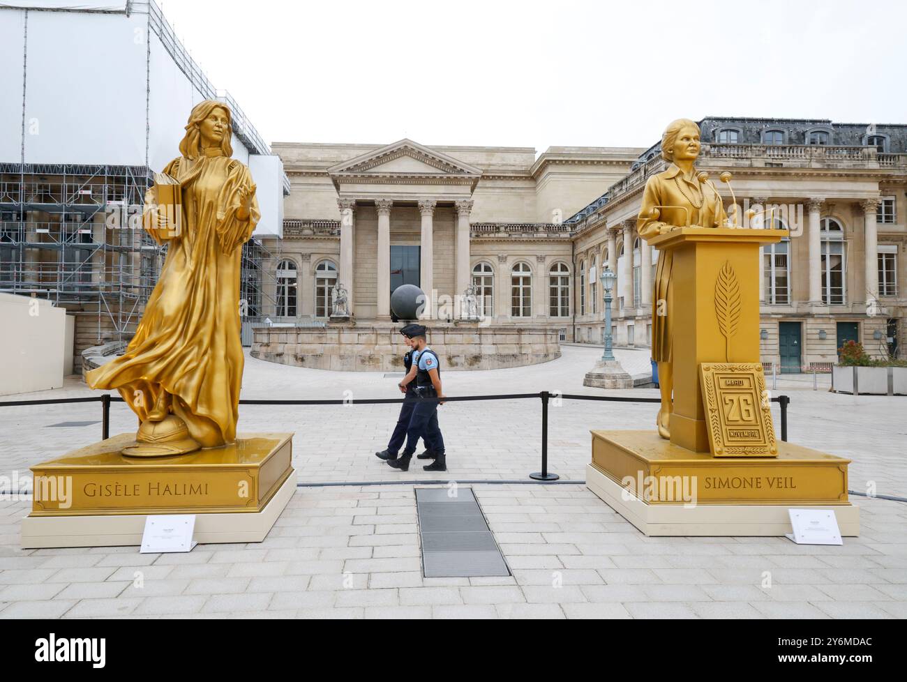 STATUES OF THE TEN GOLDEN WOMEN OF THE OPENING CEREMONY ON DISPLAY AT ...