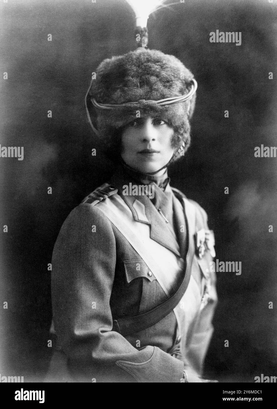 Crown Princess of Romania as honorary Colonel of her husband's regiment ...