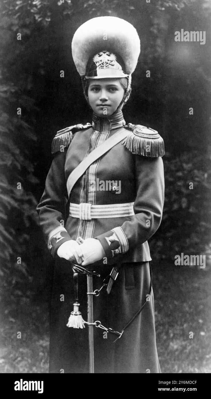 Grand Duchess Maria Nicholaievna, sister of Anastasia and daughter of ...