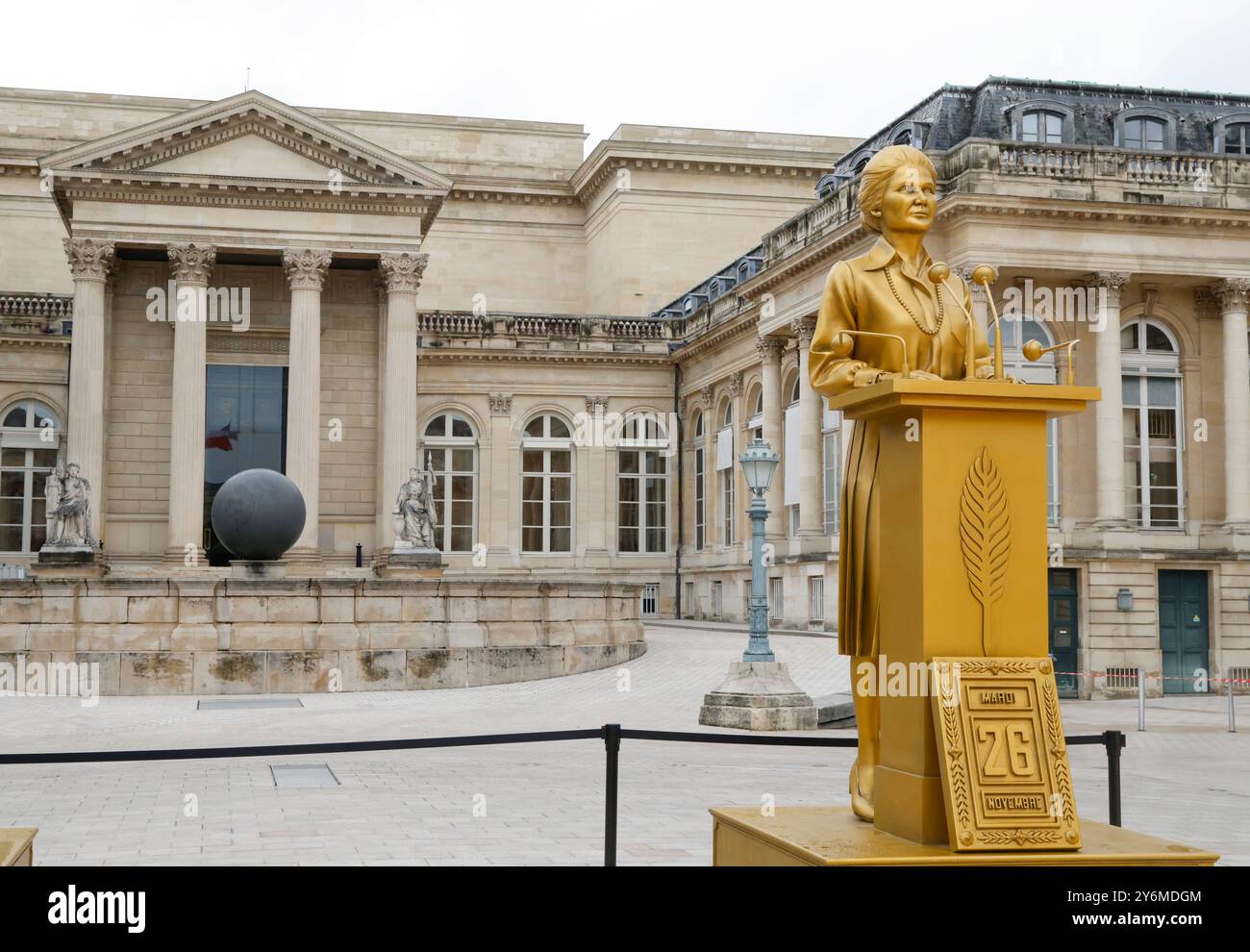 STATUES OF THE TEN GOLDEN WOMEN OF THE OPENING CEREMONY ON DISPLAY AT ...