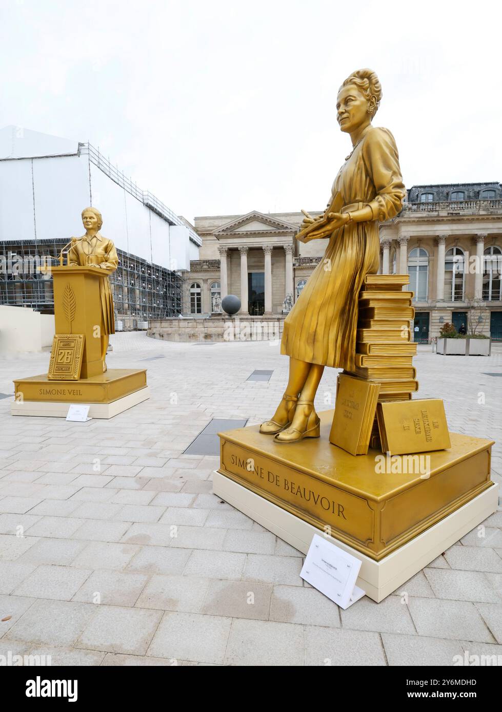 STATUES OF THE TEN GOLDEN WOMEN OF THE OPENING CEREMONY ON DISPLAY AT ...