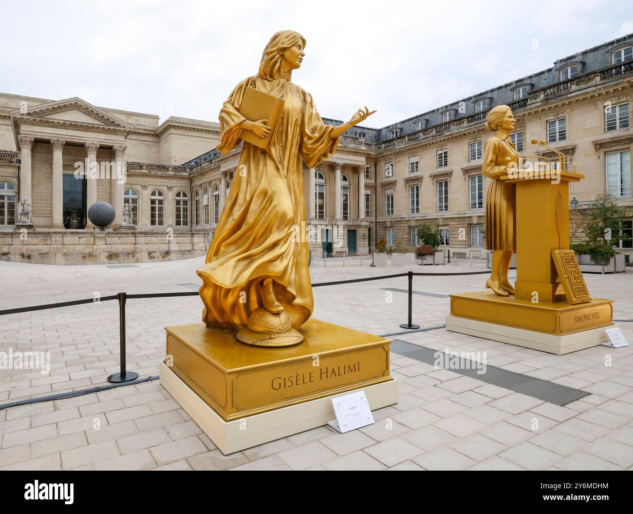 STATUES OF THE TEN GOLDEN WOMEN OF THE OPENING CEREMONY ON DISPLAY AT ...