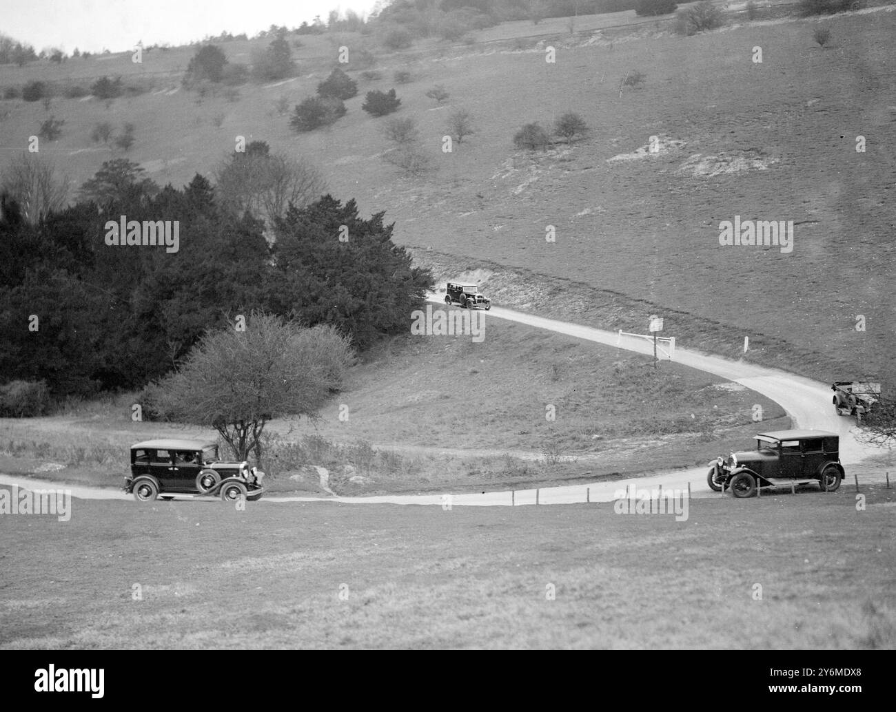 Box Hill, The Zig Zag Road Stock Photo - Alamy