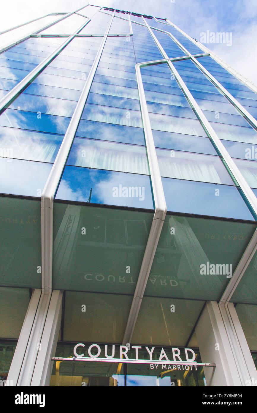 France, Paris, Marriott Courtyard hotel. Courtyard Paris Gare de Lyon ...