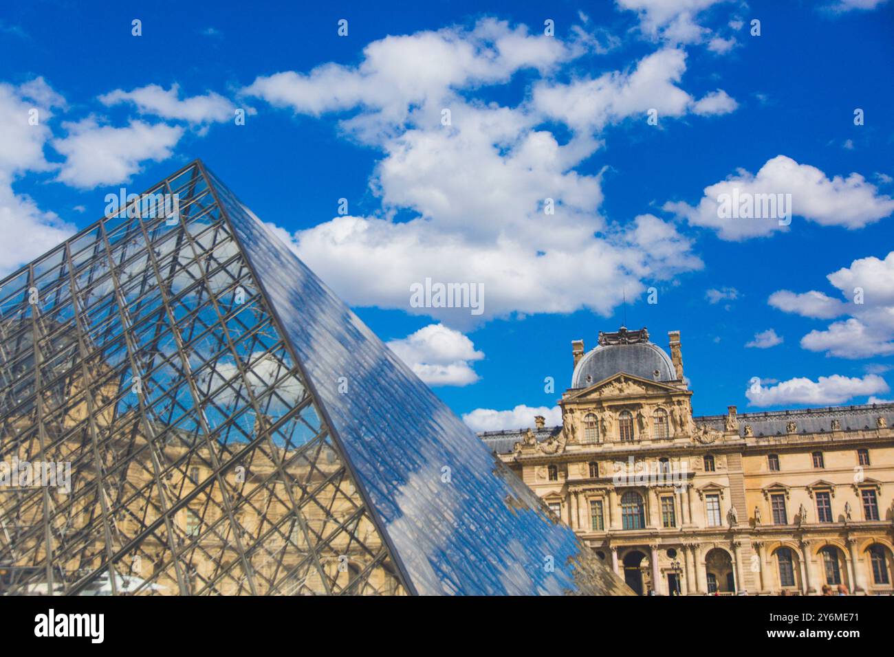 Louvre museum paris pavilion hi-res stock photography and images - Alamy