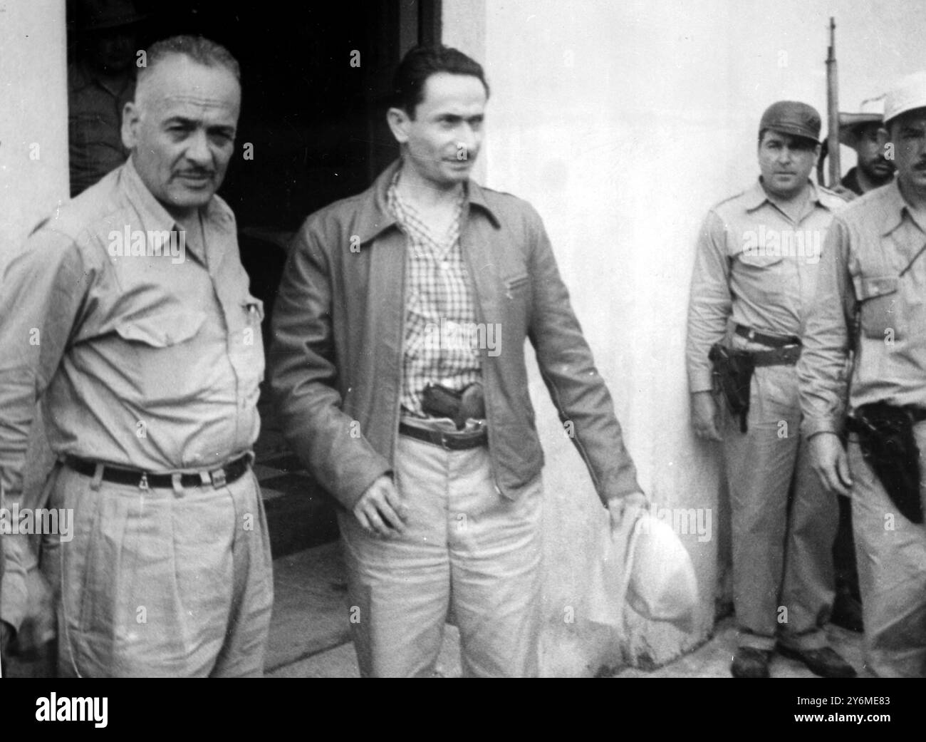 Esquipulas, Guatemala: With pistol inside his belt, Col. Carlos ...