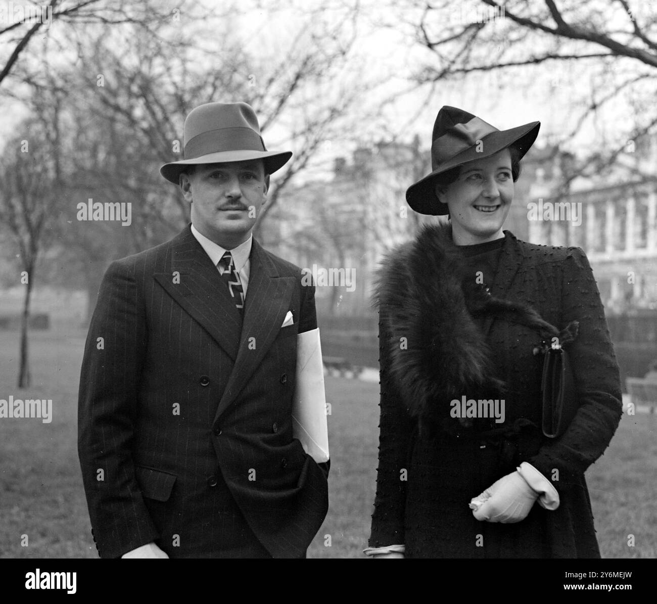 Flying officer Ralph Mountain, of Imperial Airways, after being ...