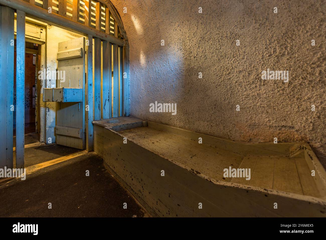 Isolation cell in the citadel. At times it served as a prison ...