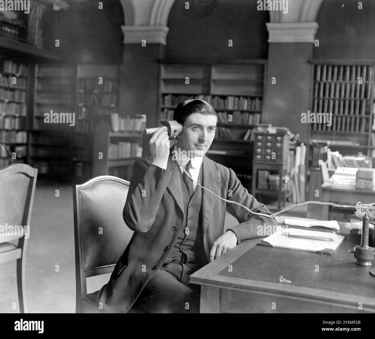 The first telephone at Marlborough house Stock Photo - Alamy