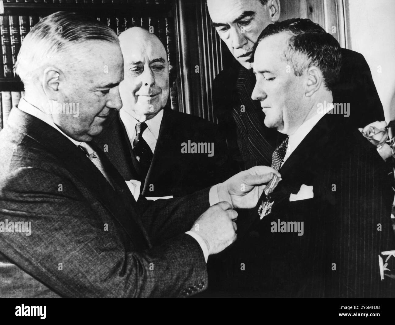 Sir William Stephenson (right) Director of British Security in the ...