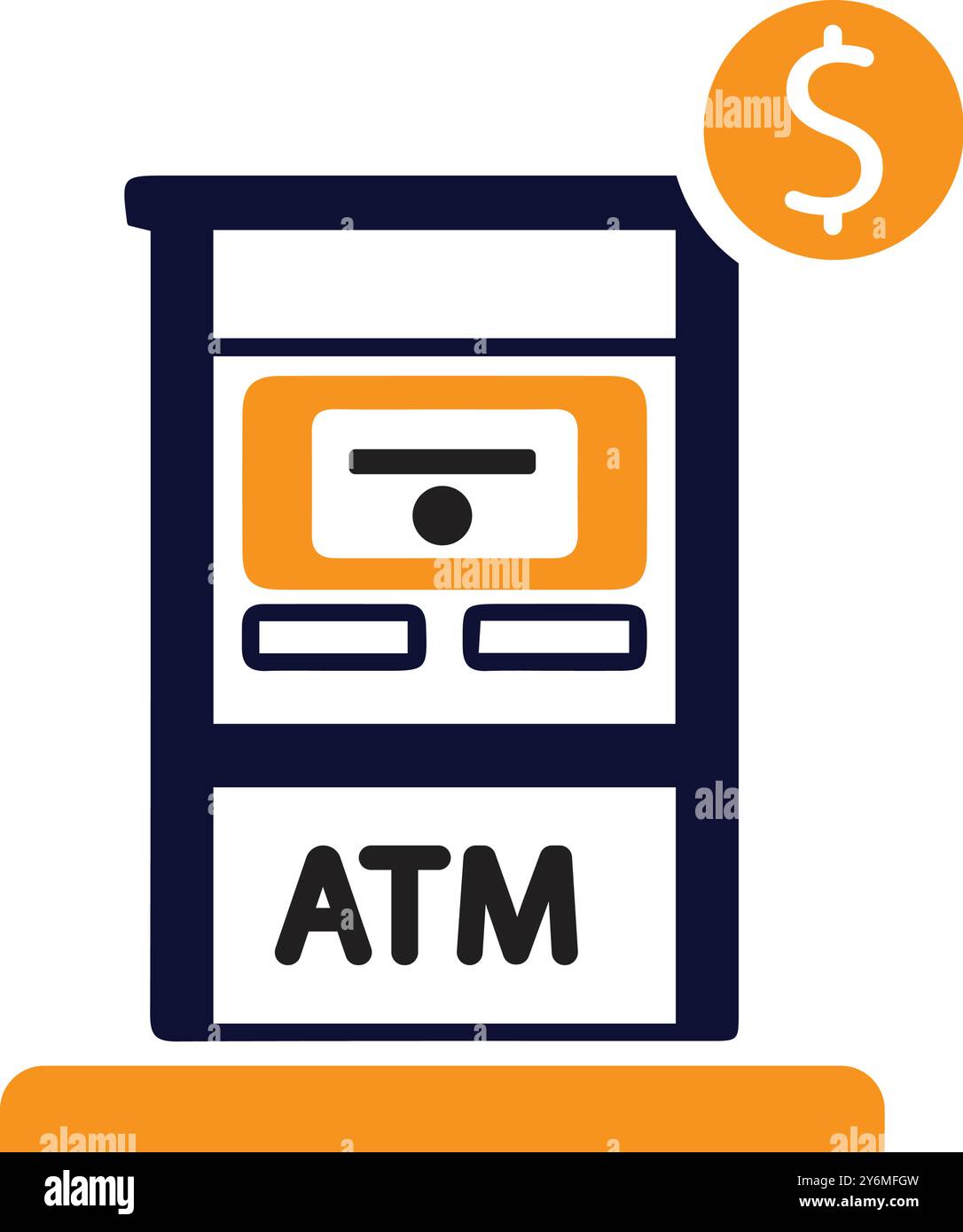 ATM, terminal, sign, road sign, ATM terminal sign icon Stock Vector ...