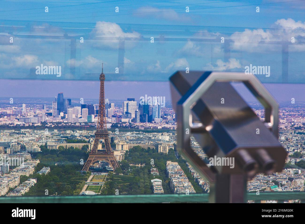 France, Paris, 14th, Montparnasse district, Montparnasse tower. The ...