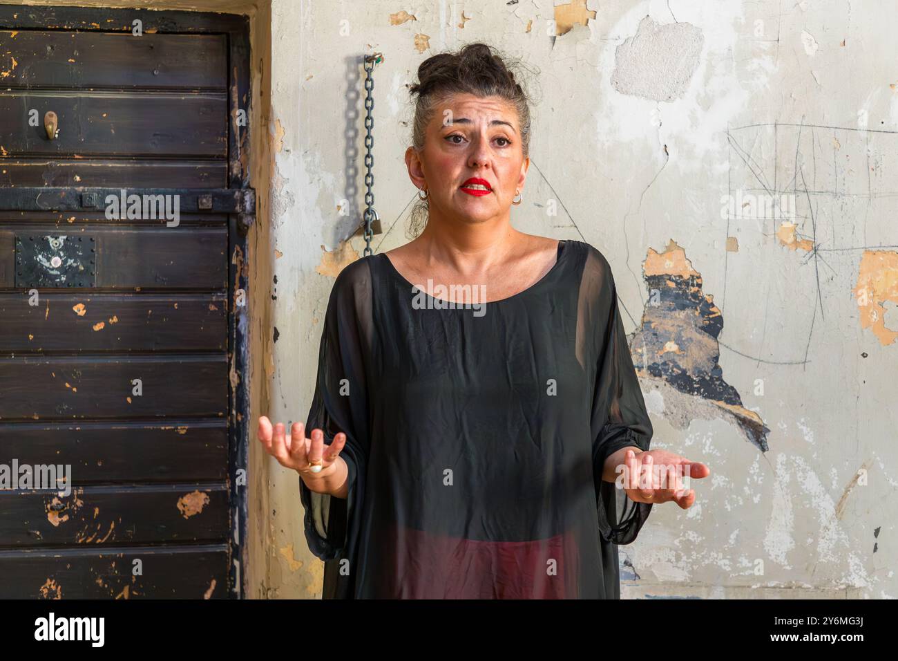 Spanish artist Greta Alfaro explains her exhibition “Music of the ...