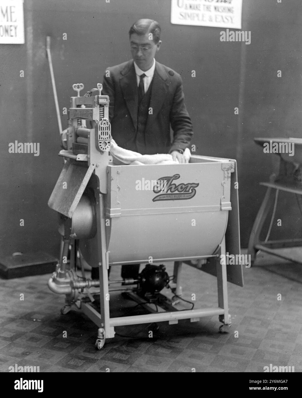 The "Thor" electric ringing a machine Stock Photo - Alamy