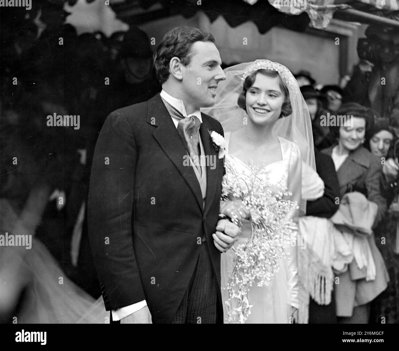 Wedding of Count John De Bendern and Lady Patricia Douglas at Brompton ...