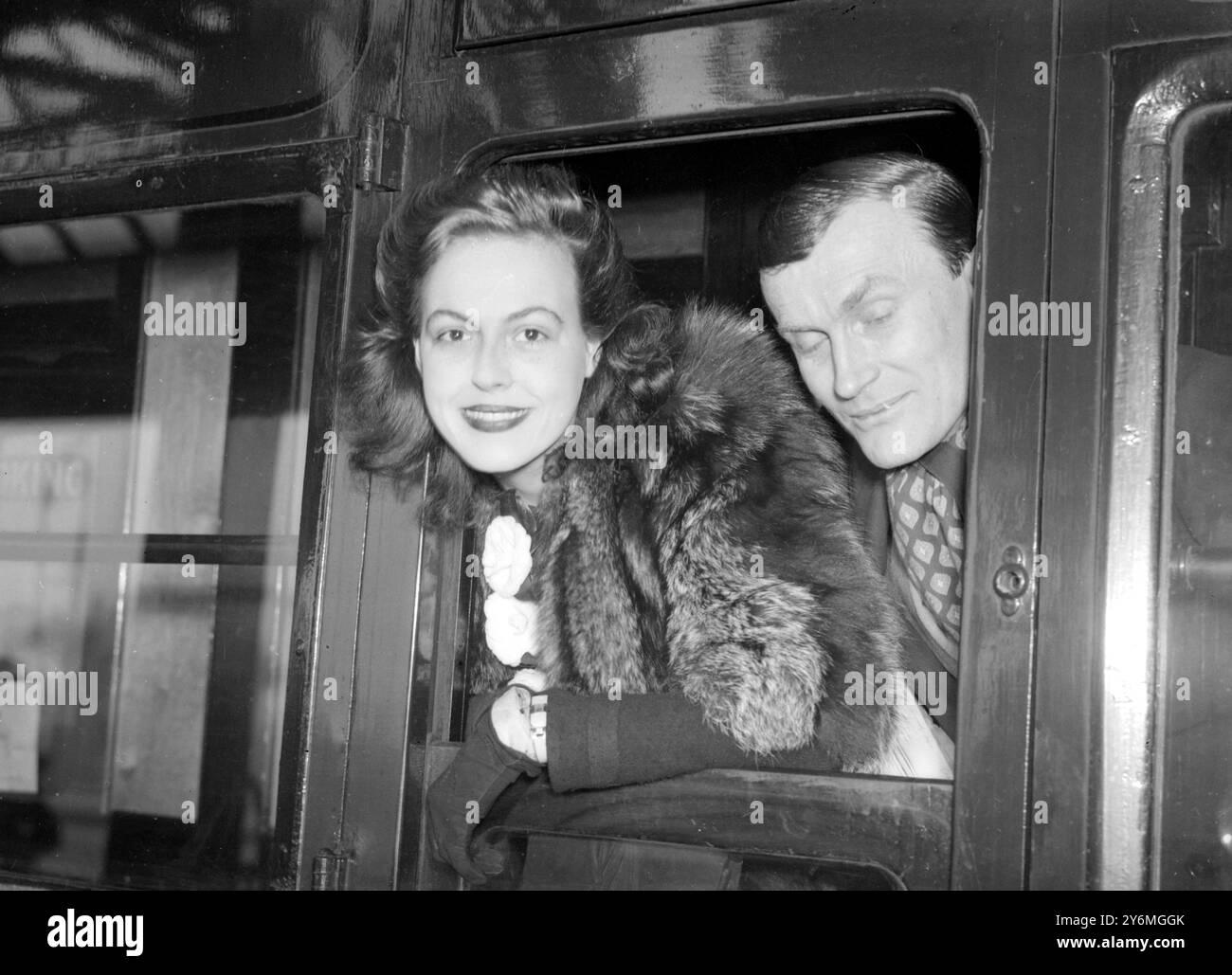 Wedding of Mr. Peter Quennell, poet and writer and Miss Joyce Glur, at ...
