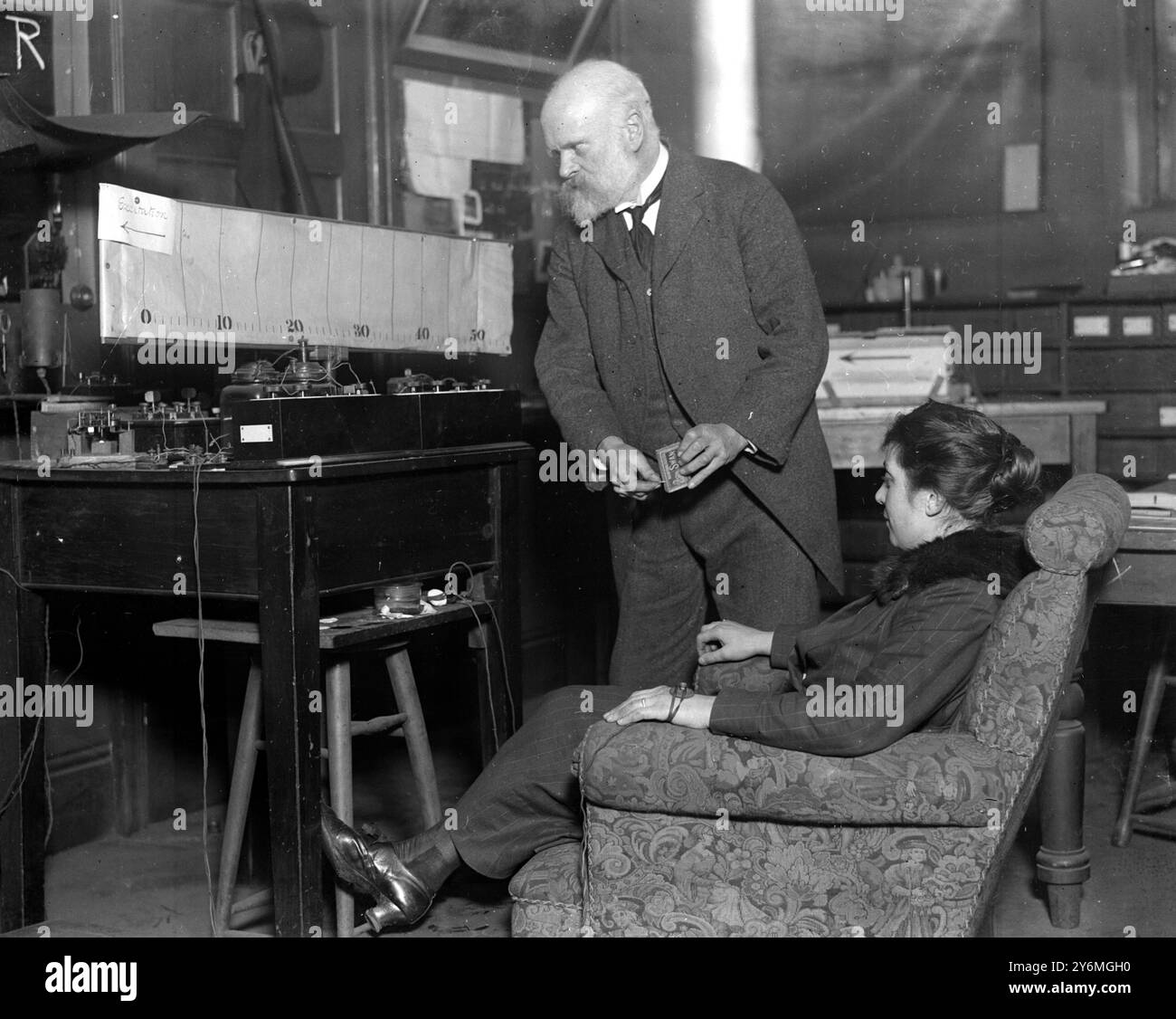 Doctor Augustus D. Waller and the galvanometer for recording human ...