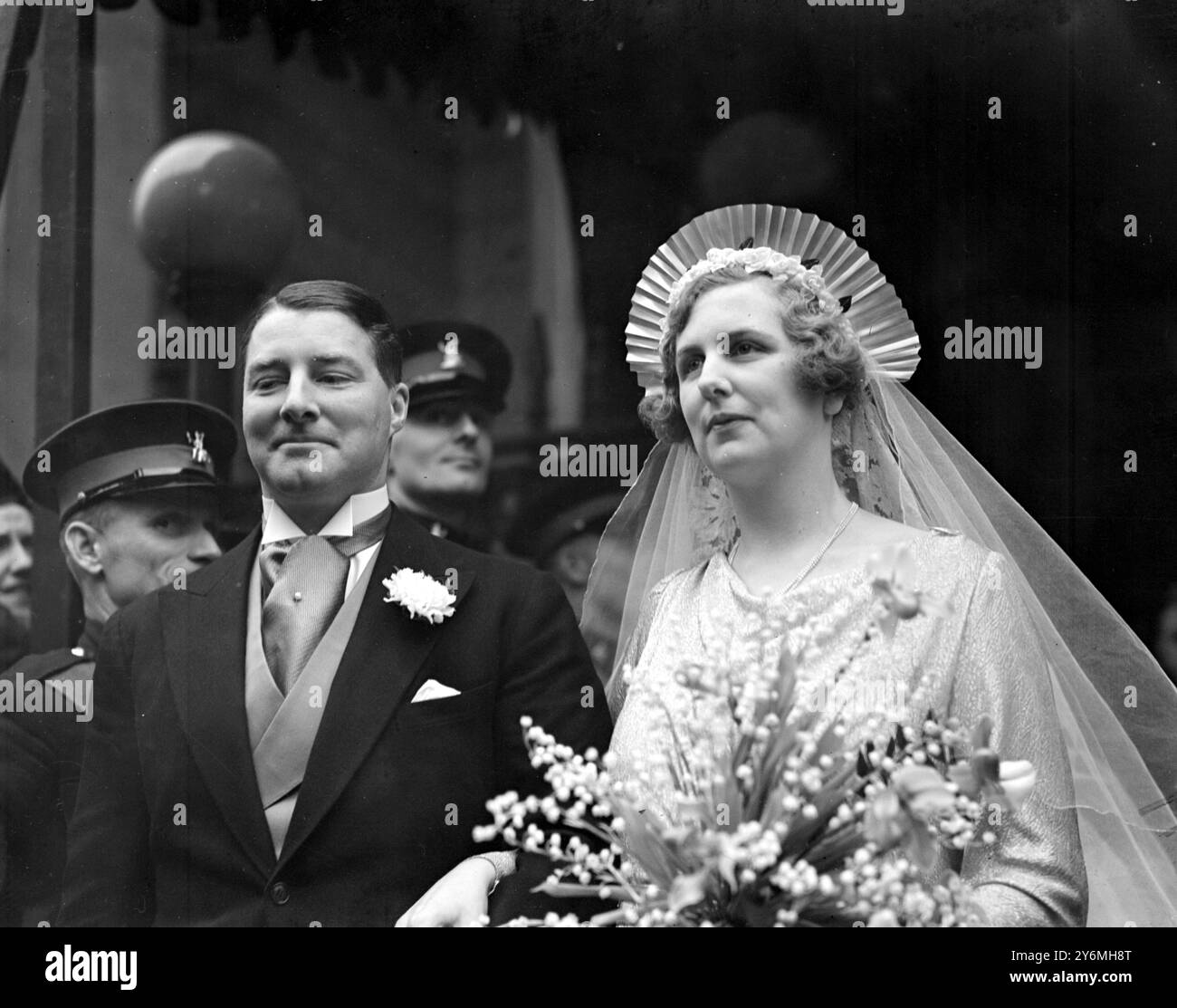 Wedding of captain Lisle Dudley Ryder, Norfolk regiments, and Miss Enid ...