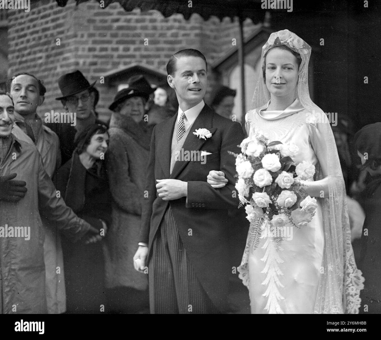 Wedding of Mr. G. Heywood Hill and Lady Anne Gathorne Hardy at Chelsea ...