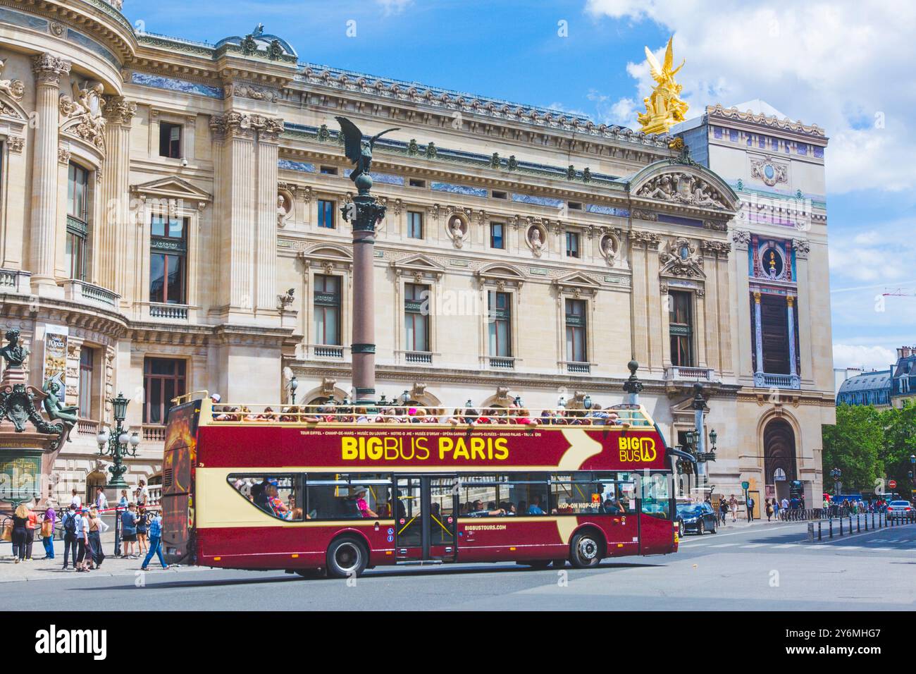 France, Ile-de-France, Paris, transportation, Double-decker bus, Big ...
