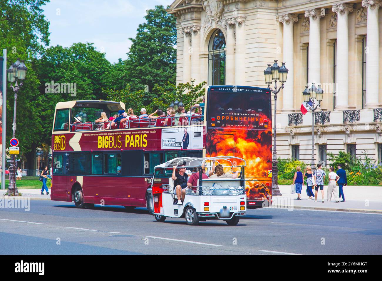 France, Ile-de-France, Paris, transportation, Double-decker bus, Big ...