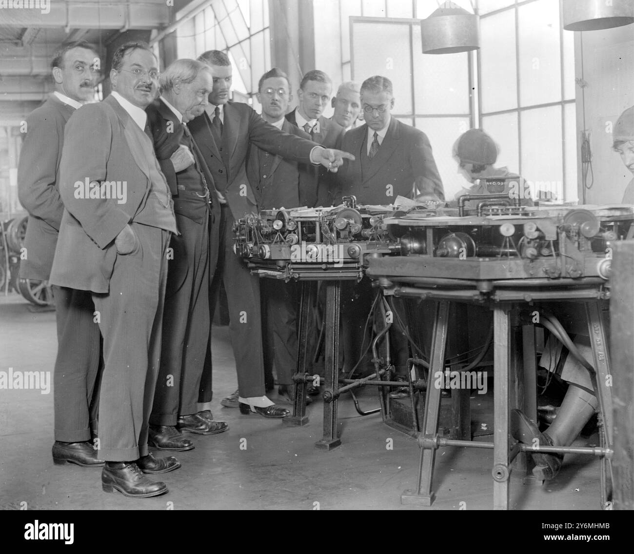 Taken for the G.E.C. visit of Birmingham party to Hammersmith works 15 ...