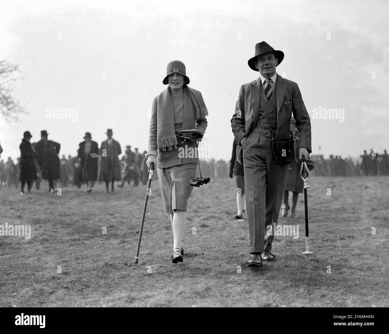 Meynell Hunt. Point to Point at Ednaston Mrs. Maurice Kingscote and ...