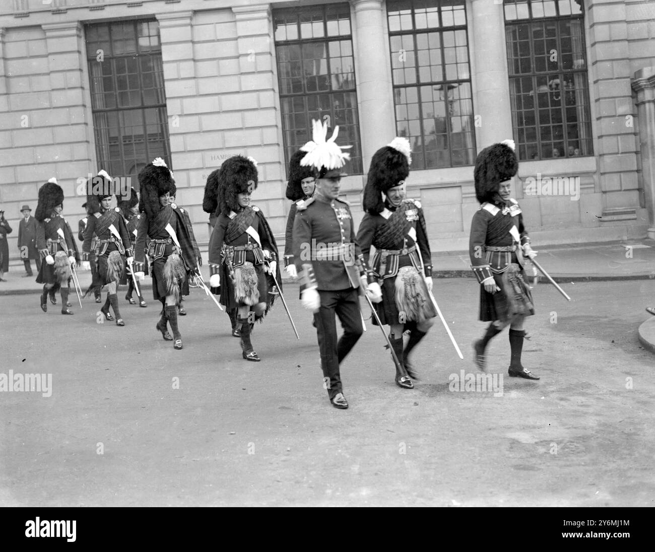 Levee at saint James’s palace Cameron highlanders 22 March, 1935 Stock ...
