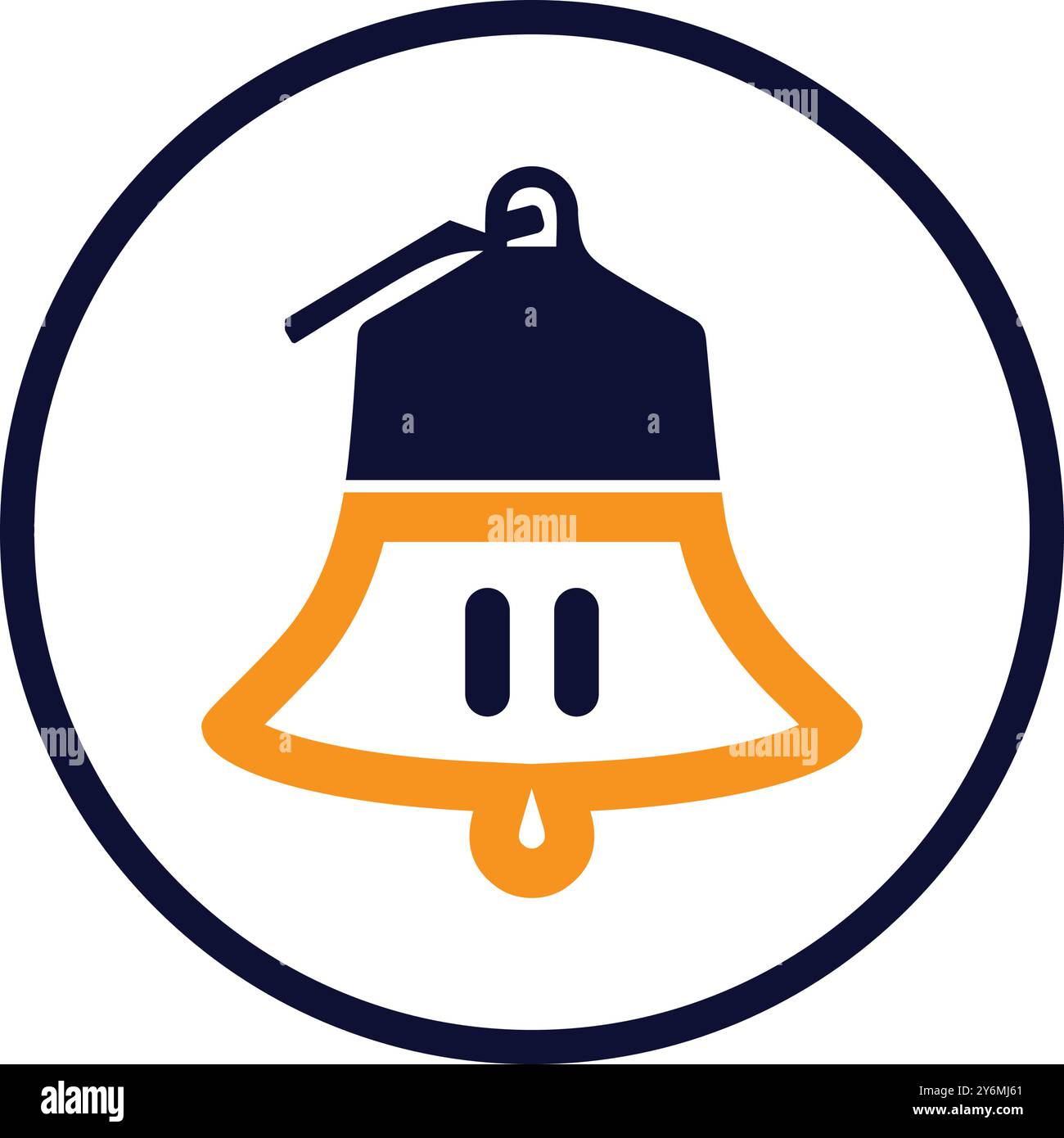 bell, doorbell, ring, hand, bell ring doorbell hand bell icon Stock ...