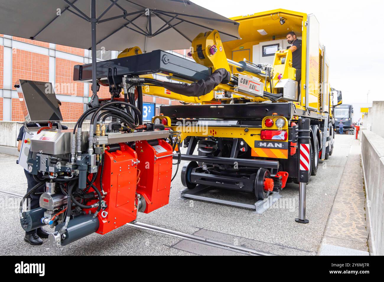 Arbeitsgerät SMRT Trains. InnoTrans 2024. internationale Fachmesse für ...