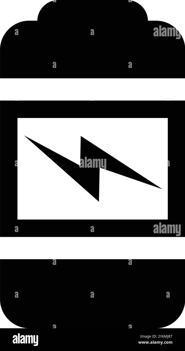 battery, charge, power, battery empty charging icon Stock Vector Image ...