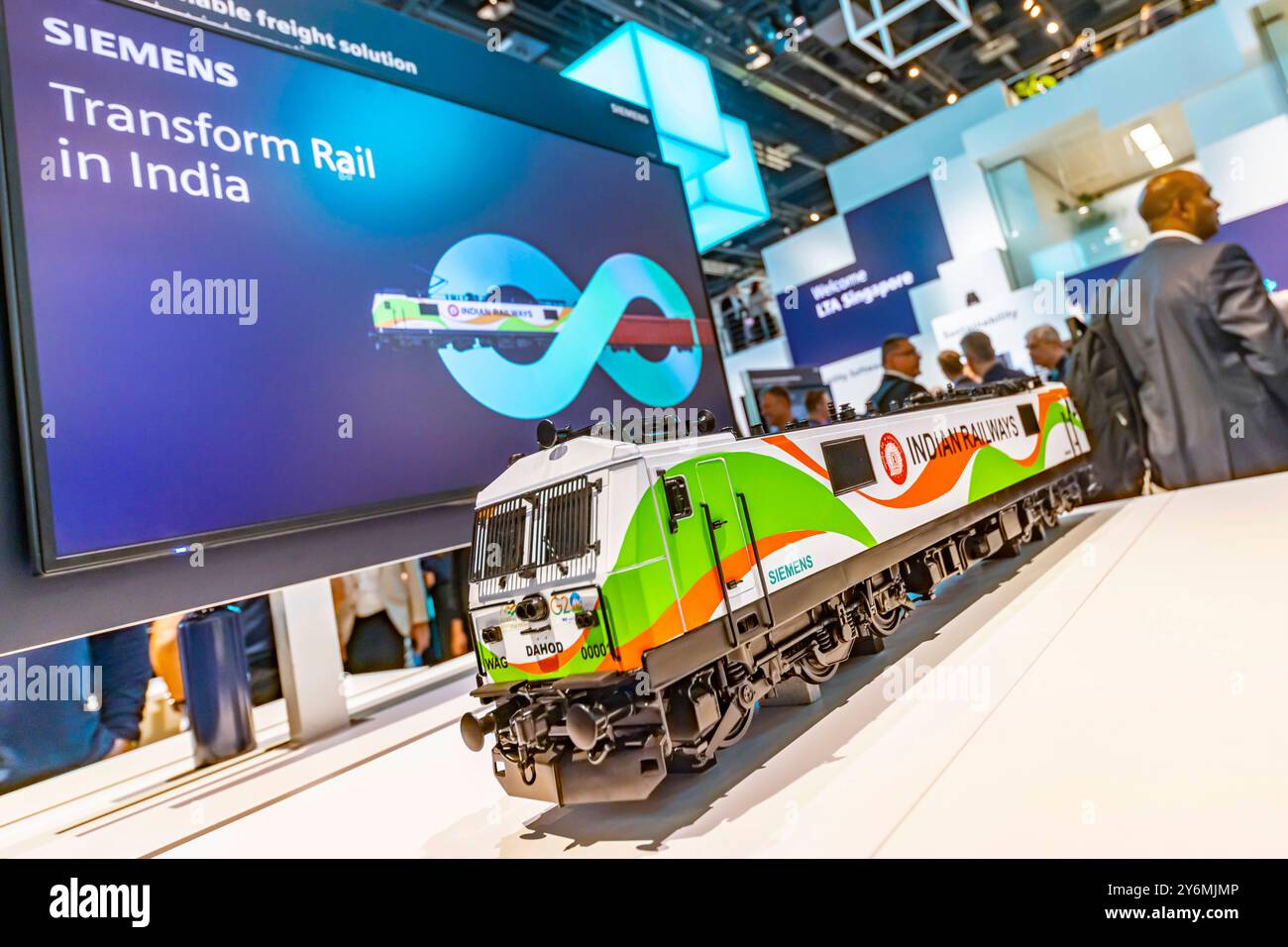 Indian railways siemens hi-res stock photography and images - Alamy