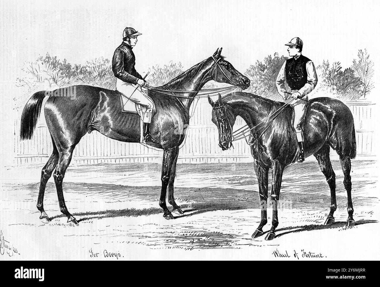 Winners of the Derby and the oaks. Sir Bevys and Wheel Of Fortune. 7 ...